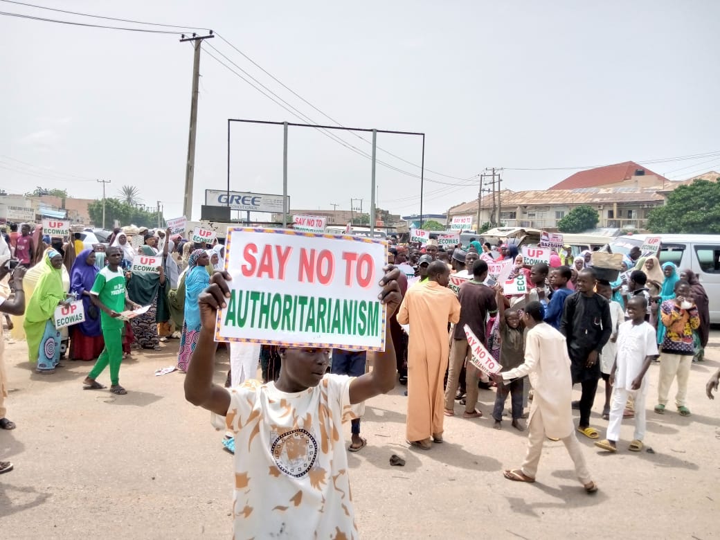 Nigeriens stage peaceful protest in Kano,urge reinstatement of ...
