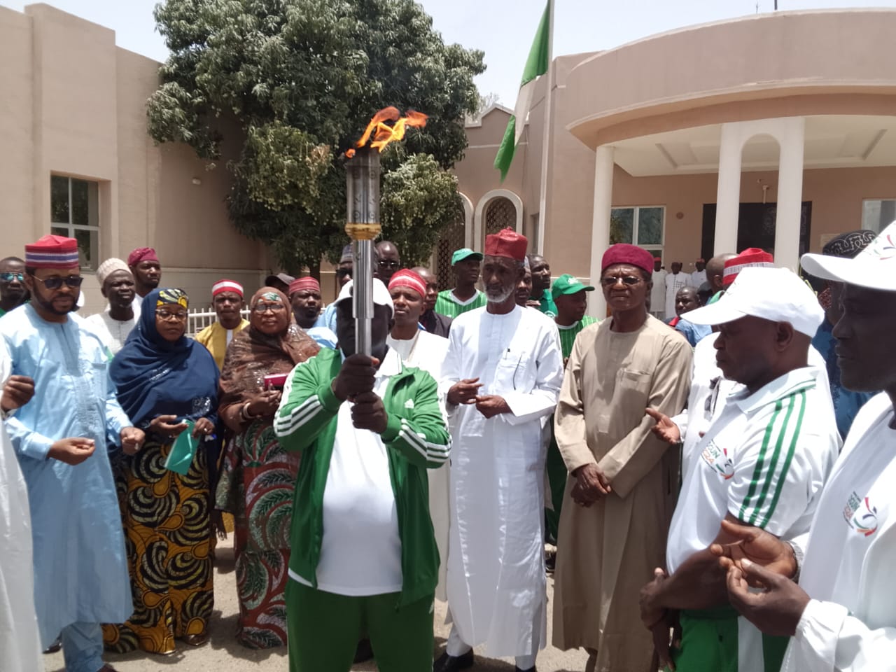 Gov.Yusuf Receives Torch of Unity Ahead of National Sports Festival ...